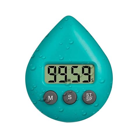 Silent Non Ticking Battery Operated Shower Timer Waterproof Digital Timer Small Size Y13465