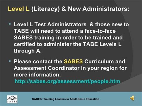 Tabe Score Conversion Chart