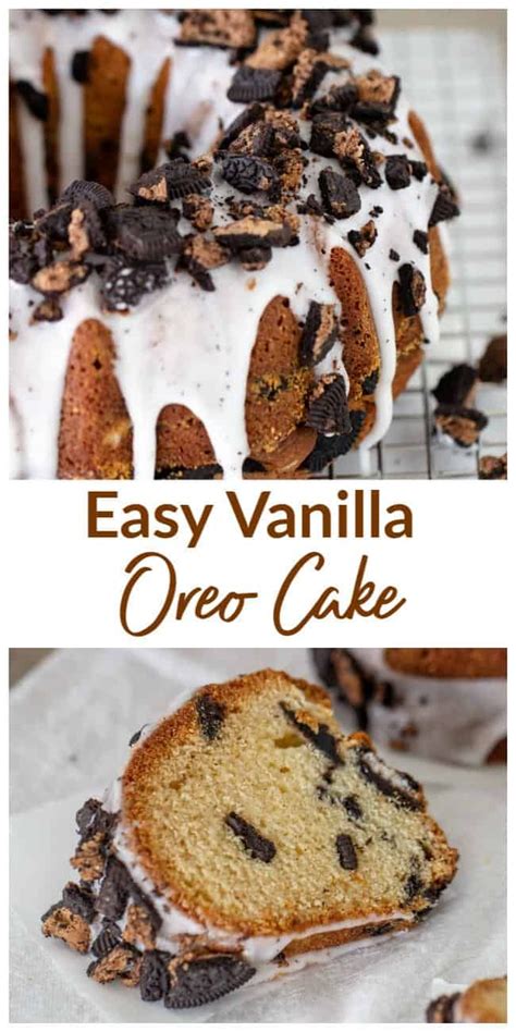 Oreo Pound Cake Recipe Vanilla Oreo Oreo Recipes Oreo Cake