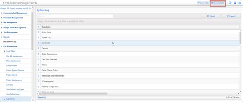 setting system wide default log configuration