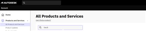 如何从 autodesk account 下载 vault server、vault client 和 avfs