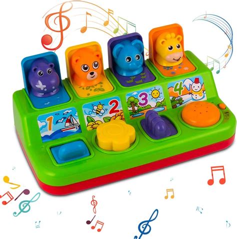 Yeebay Interactive Pop Up Animals Toy User Manual