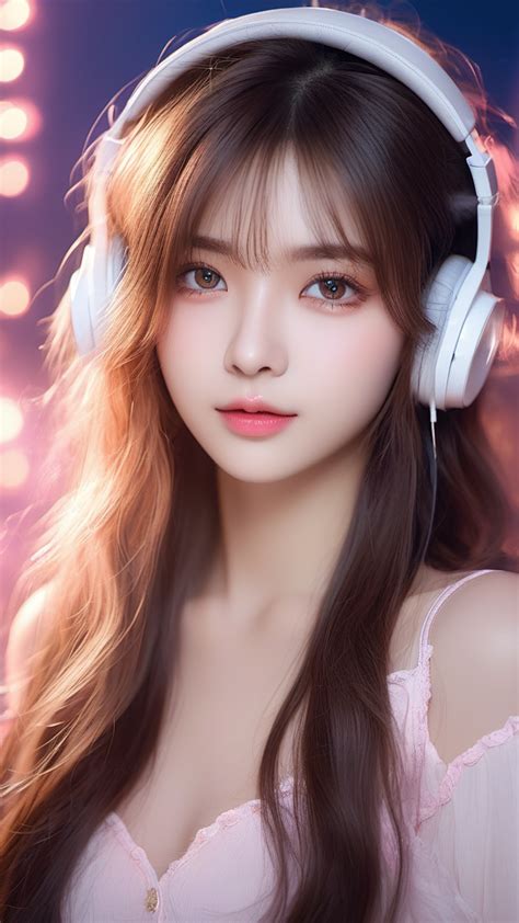 横版 Pins 5713601105 5k竖版唯美耳机女孩1