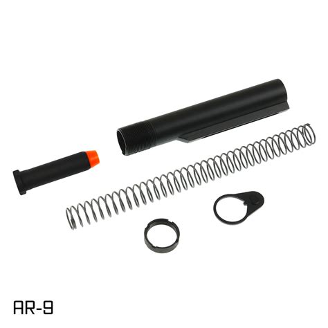 Davidson Defense Ar 9 Mil Spec Buffer Tube Kit 7075 T6 Dry Film Coated