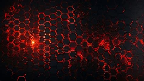 A Red Glowing Piece Of Metal With The Red Light On It Background