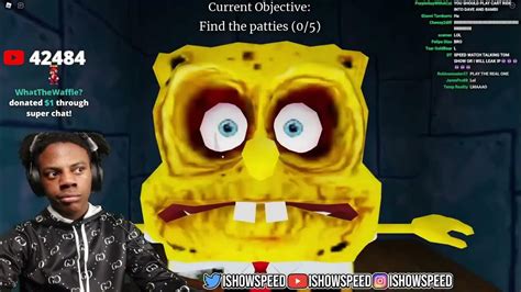 Ishowspeed Gets Jumpscare By Spongebob Youtube