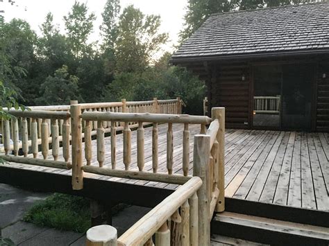 Log Cabin Railings