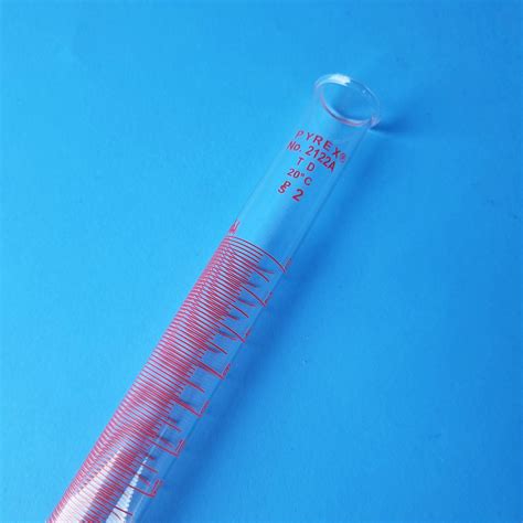 Pyrex® Straight Burette With Ptfe Stopcock 02 Ml Graduations Class B