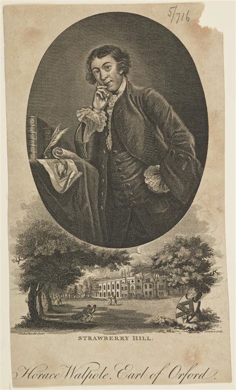 Horace Walpole 4th Earl Of Orford 1717 1797 Writer And Collector