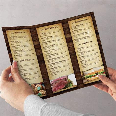 Bundle Vintage Restaurant Menu Template Restaurant Menu Template