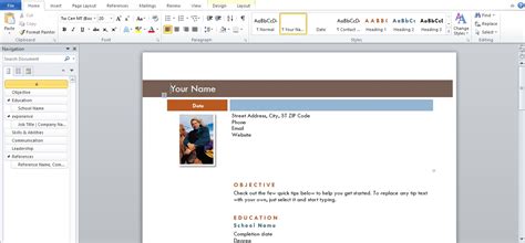 8 Langkah Simpel Bikin CV Pakai Template Microsoft Word Desain Tersedia Tinggal Isi Saja