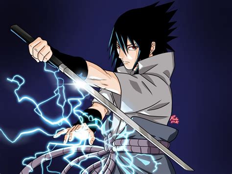 Sasuke Raiton Akatsuki Personagens De Anime Naruto Shippuuden