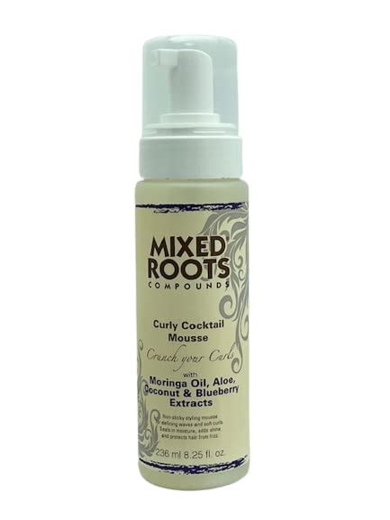 Mixed Roots Compounds Curly Cocktail Mousse With Moringa Oil Extracts