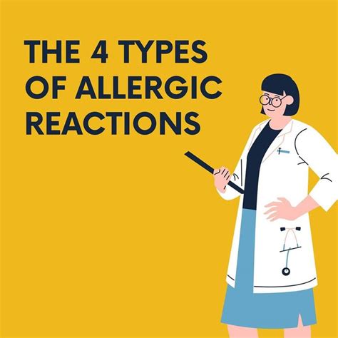 4 Types Of Allergic Reactions