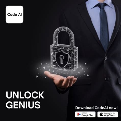 Code Ai On Linkedin Unlockgenius Codeai Downloadnow Techinnovation