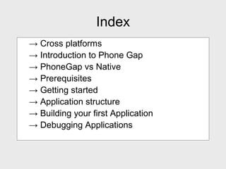 Building Mobile Application Using PhoneGap PPT