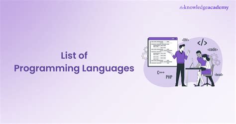 Top 15 List Of Programming Languages A Comprehensive Compilation