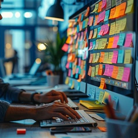 Free Creative Planning Session Photo Office Sticky Notes Planning Download At Stockcake