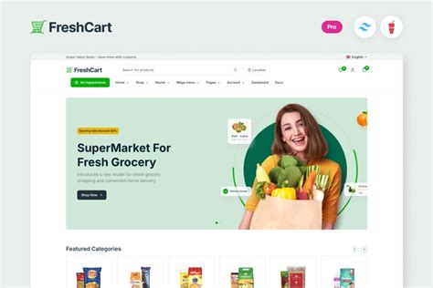 Freshcart Tailwind Ecommerce Html Template Codescandy
