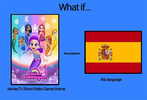 What If Rainbow Bubblegem Was Dubbed In Spanish By Usermicko2002 On