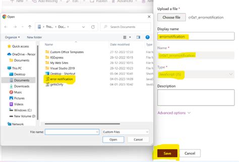 How To Set Error Notification For Field Using Javascript Crmonce