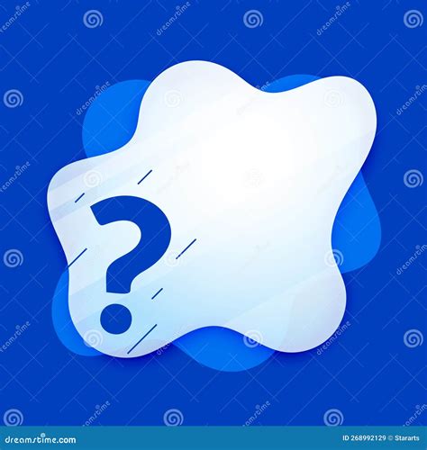 Faqs Question Mark Sign For Problem Solving Background Cartoon Vector