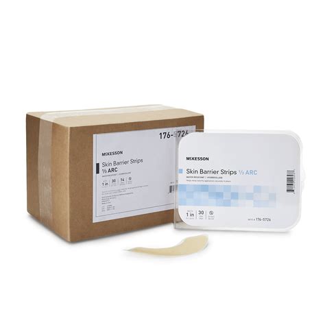 Skin Barrier Strip Mckesson Moldable Standard Wear Adhesive Without Tape Without Flange