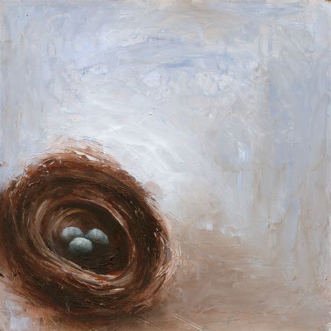 Rosalind Wheeler Nested Eggs Iii By Liz Nichols Wrapped Canvas Art Print Wayfair Co Uk