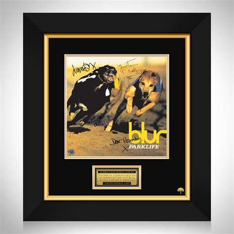 Blur Parklife Lp Cover Limited Signature Edition Custom Frame Rare T