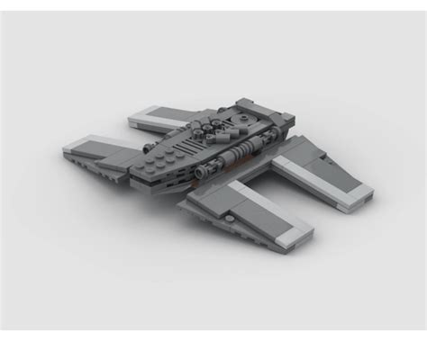 lego moc micro build zeta class cargo shuttle by zerofoxgiven rebrickable build with lego