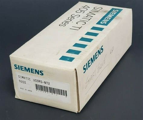 SIEMENS U RS NT SIMATIC TI SMART SLICE I O MODULE DC INPUT U RSNT PLC Input