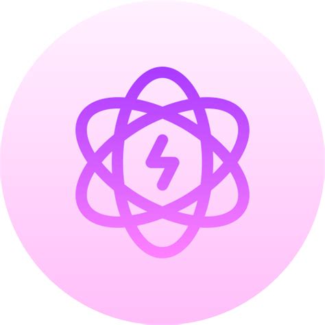 Atom Basic Gradient Circular Icon Atom Basic Gradient Circular Icon