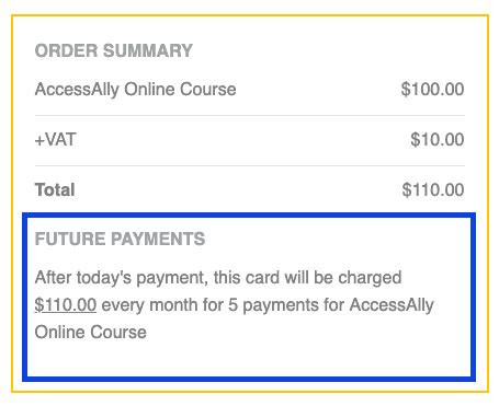 How To Customize Recurring Subscription Text In AccessAlly KB AccessAlly