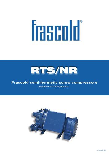 Semi Hermetic Reciprocating Compressors Frascold Pdf Catalogs