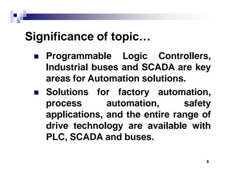 Solution Plc Programmable Logic Controller Industrial Buses Scada
