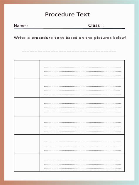 Template Procedure Text Pdf Computer Programming