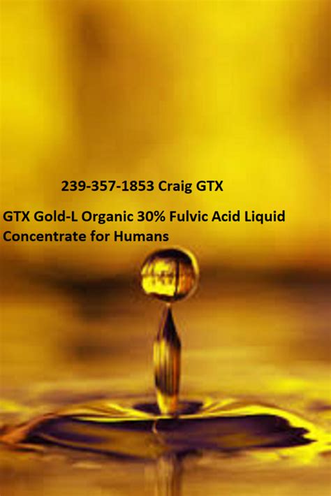 Organic 30 Fulvic Acid Liquid For Humans Usda Greener Crew