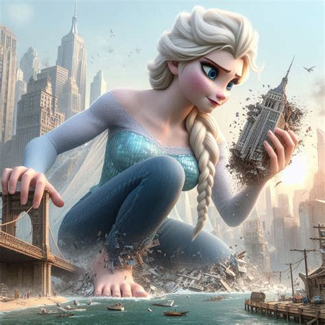 Giantess Elsa By Memesrus1234 On Deviantart