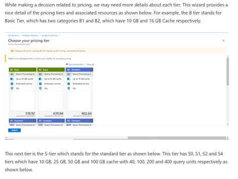 Suitable Pricing Model For Using Azure Analysis Service As A Developer Learner Microsoft Qanda