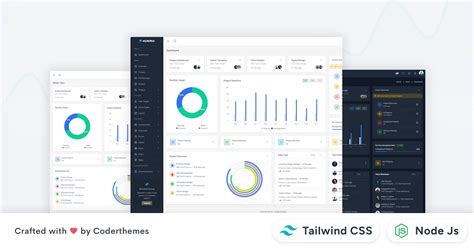 konrix nodejs tailwind css admin and dashboard web templates envato