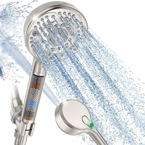 Filtered Shower Head With Handheld 9 Spray Mode High Pressure
