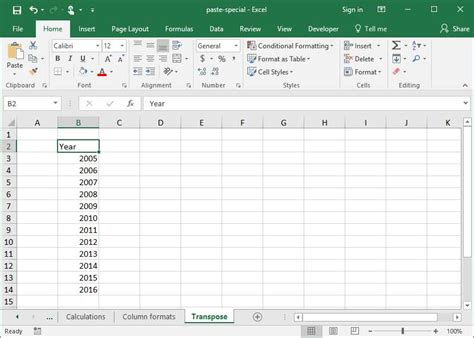 using the paste special command deskbright