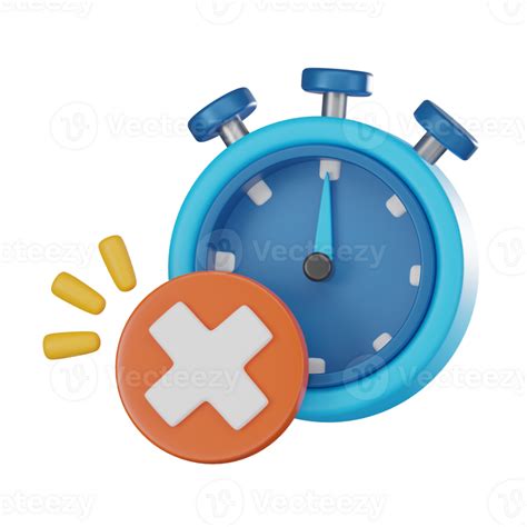 Empty State 3d Warning Icon Expired Time Notification Render 48871465 Png