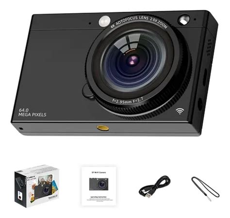 Cámara Digital 4k Zunate De 64 Mp Con Enfoque Automático Par Meses