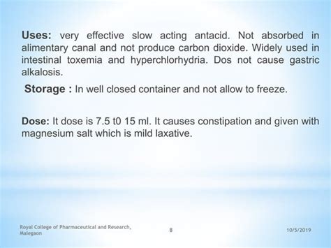 Antacids And Acidifying Agents Pptx Digestive Disorders Diseases And Conditions