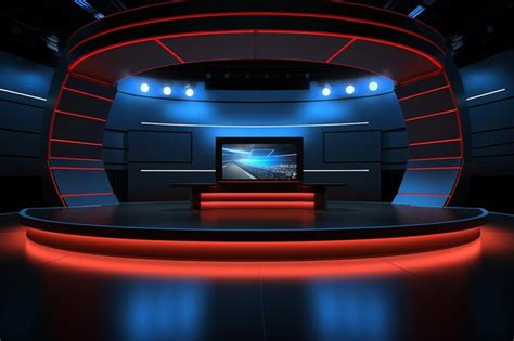 Premium Photo Dynamic News Set With Interactive Touch Screens