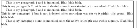 Remove Indentation For A Single Paragraph TeX LaTeX Stack Exchange