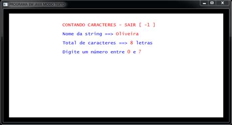 samuel lima programador c c java contando caracteres em string