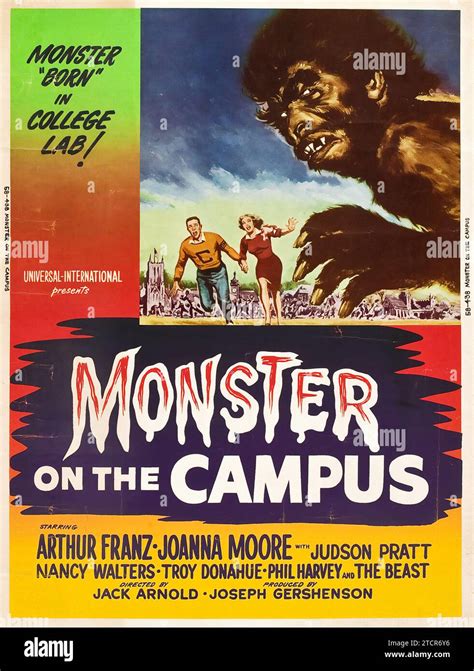 1950s Horror Movie Monster On The Campus Universal International