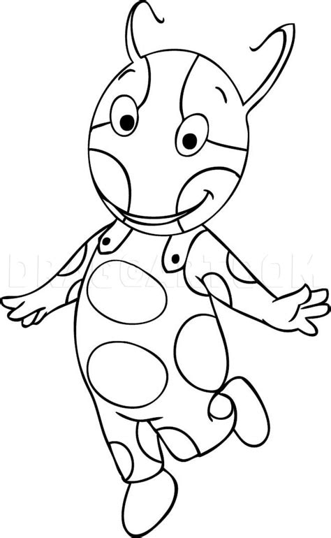 How To Draw Uniqua From The Backyardigans Drawing Step By Step By